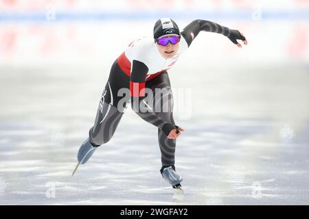 Aomori, Japan. Februar 2024. Yuta Hirose (JPN) Speed Skating : ISU ...