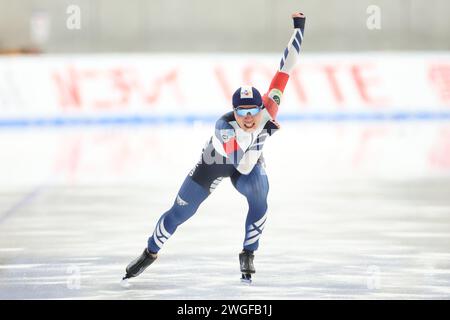 Aomori, Japan. Februar 2024. Yuta Hirose (JPN) Speed Skating : ISU ...