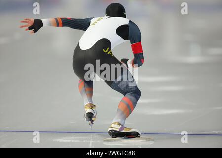 Aomori, Japan. Februar 2024. Yuta Hirose (JPN) Speed Skating : ISU ...