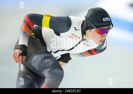 Aomori, Japan. Februar 2024. Yuta Hirose (JPN) Speed Skating : ISU ...