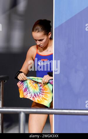 DOHA, KATAR - 5. FEBRUAR: Else Praasterink aus den Niederlanden tritt ...