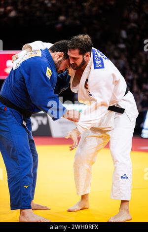 Aaron Wolf während der Paris Grand Slam 2024 IJF World Judo Tour in der ...