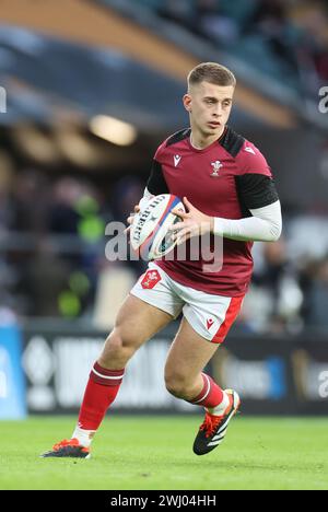 Cameron Winnett of Wales während des Guinness 6 Nations Matches England ...