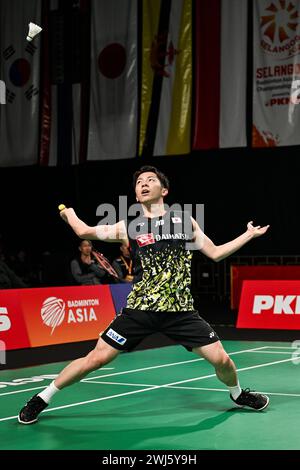 Shah Alam, Malaysia. Februar 2024. Obayashi Takuma aus Japan tritt in ...