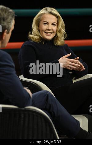 Markus Lanz mit Linda Teuteberg 02/24 ihr Markus Lanz und Linda ...