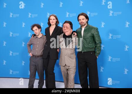 Aaron Schimberg, Renate Reinsve, Adam Pearson und Sebastian Stan beim ...