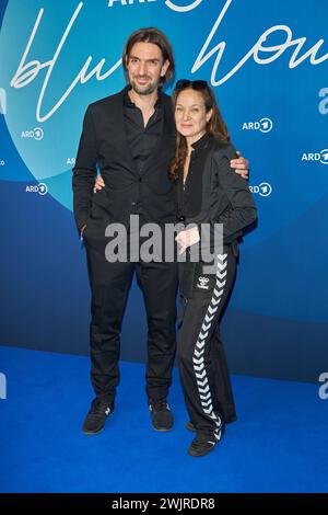 Max Wiedemann und Jeanette Hain bei der ARD Blue Hour 2024 im Rahmen ...