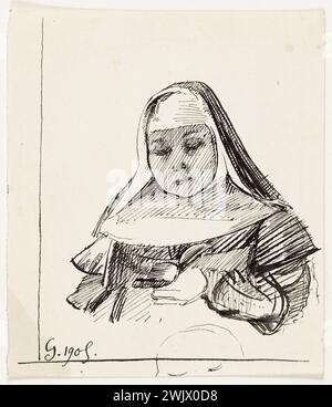 Arthur-Joseph Guéniot (1866-1951). Drei emblematische Kompositionen für ...