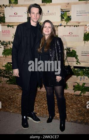 Berlinale Medienboard Party 2024 Alice Dwyer und Sabin Tambrea bei der ...