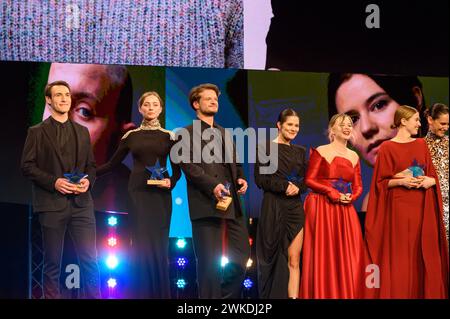 Thibaud DOoms bei der Gala zu den European Shooting Stars 2024 European ...