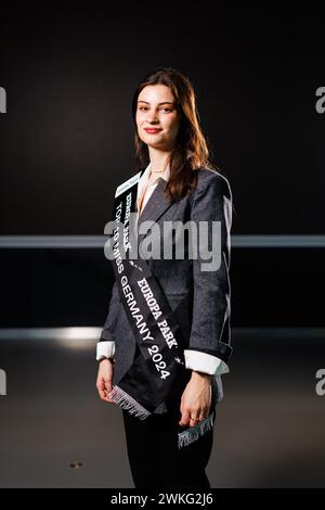 Rost, Deutschland. Februar 2024. Tamara Schwab, Teilnehmerin im Finale ...