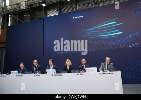 Der Vorstand von Fresenius, von links: Dr. Michael MOSER, Recht ...