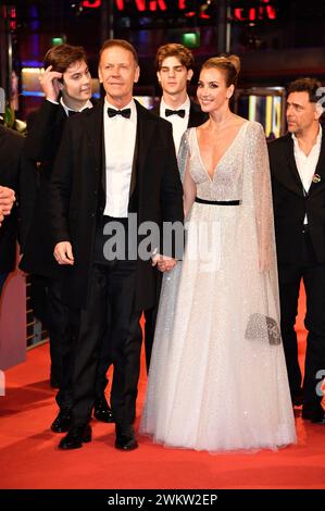 Rocco Siffredi mit Ehefrau Rosa Caracciolo beim Photocall zur Miniserie ...