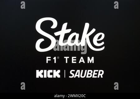 Stake F1 Team Kick sauber C44, mechanische Details Frontflügel Aerodynamik, Aerodynamik ...