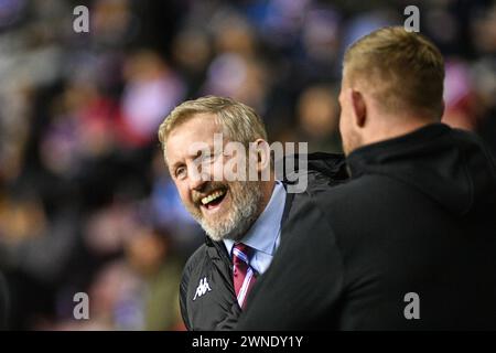 Wigan, England - 1. März 2024 - Chris Hill (8) von Huddersfield Giants ...