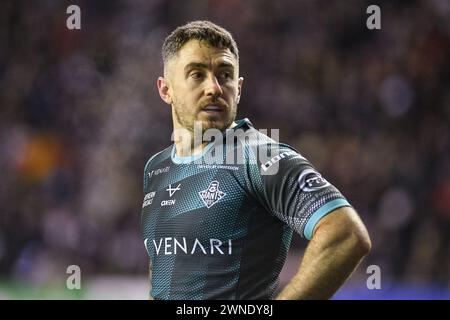 Wigan, England - 1. März 2024 - Adam Swift (2) von Huddersfield Giants ...