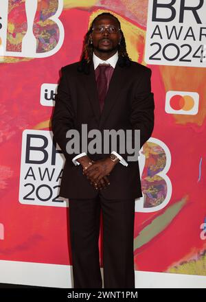 London, Großbritannien. Asake bei den BRIT Awards 2024. Die O2 Arena ...