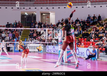 Jessica Rivero Marin (Roma Volley Club) während der 21. Runde der Serie ...