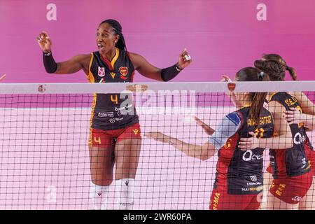 Jessica Rivero Marin (Roma Volley Club) während der 21. Runde der Serie ...