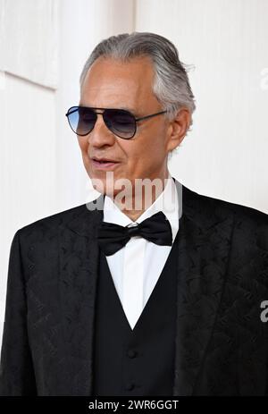 LOS ANGELES - 10. März: Andrea Bocelli, Matteo Bocelli bei den 96th ...