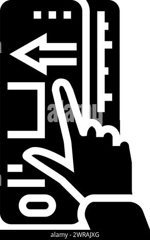 ui Animation ux ui Design Glyphe Symbol Vektor. ui-Animation ux ui ...