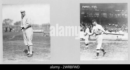 Frederick Charles Merkle, New York NL Baseball player, full-length ...