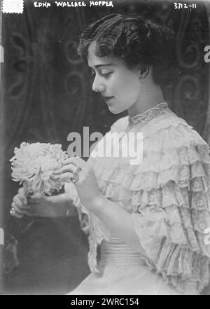 Edna Hopper, Foto zeigt Schauspielerin Edna Wallace Hopper (1872-1959 ...