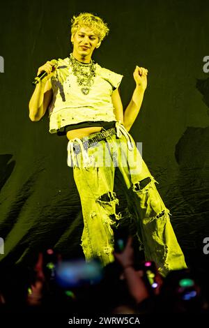 Mailand Italien. März 2024. Der polnische Sänger und Songwriter Jan ...