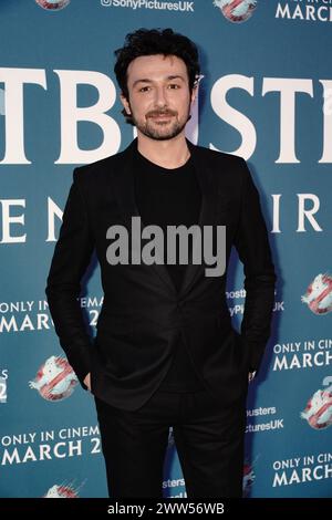 Alex Zane kommt zur britischen Gala-Vorführung von Ghostbusters: Frozen ...
