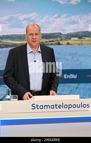 EnBW AG - Bilanzpresssekonferenz 2024. Georg Nikolaus Stamatelopoulos ...