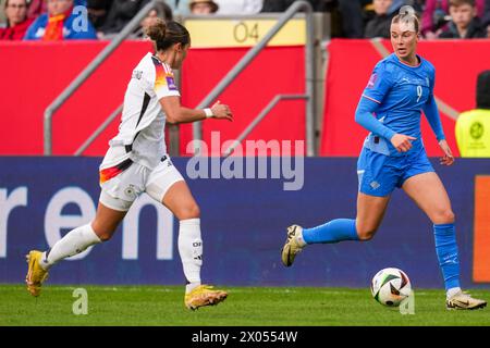 AACHEN, DEUTSCHLAND - 9. APRIL: Bibiane Schulze-Solano kämpft 2025 am 9 ...