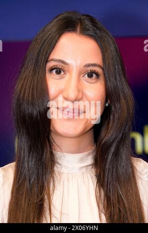 Alev Dogan in der ARD-Talkshow maischberger im Studio Berlin Adlershof ...