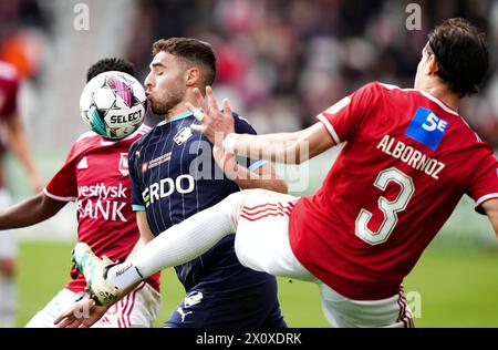 Tammer Bany Odeh (Randers 19) während des Super League-Spiels zwischen ...