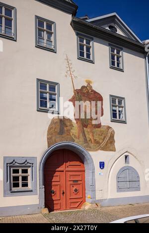 Stadtansicht Haus zum Großen Christoph von 1253, älterster Profanbau ...