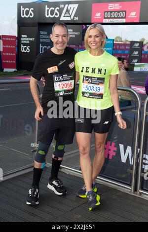 Jenni Falconer & Jeremy Joseph am Anfang des 2023. London Landmarks ...