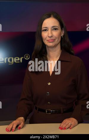 Pinar Atalay, Moderatorin und Journalistin, aufgenommen am 22.04.2024 ...