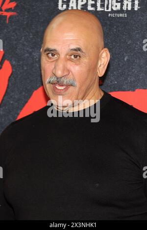 Abdel Qissi bei der Premiere des Films The Last Kumite im UCI. Düsseldorf, 27.04.2024 *** Abdel ...
