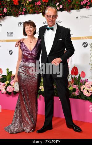 Friedrich Merz mit Ehefrau Charlotte Merz beim 71. Bundespresseball ...