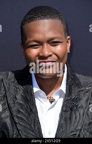 Sam Jay bei der Netflix-Show „The Greatest Roast of All Time: Tom Brady ...