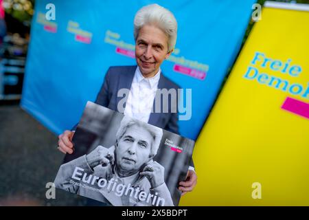 Moers, Deutschland. Mai 2024. Flyer nach dem Vorbild von Marie-Agnes ...