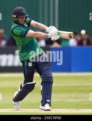 Irlands Lorcan Tucker trat beim ersten T20-Rennen auf dem Castle Avenue ...
