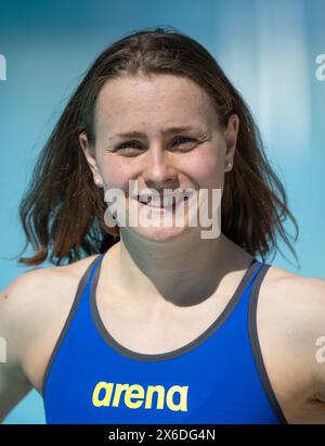 13. Mai 2024, Sachsen-Anhalt, Halle (Saale): Blick auf das Nordbad in ...
