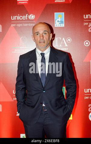 Roma, Italien. April 2024. Wohltätigkeitsessen Coppa Italia a a Villa ...