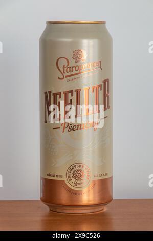 Pruszcz Gdanski, Polen - 15. März 2024: Dose des tschechischen stolzen ...