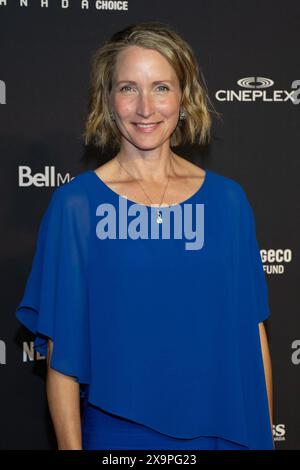 Michelle Holden nimmt 2024 an den Canadian Screen Awards im CBC ...