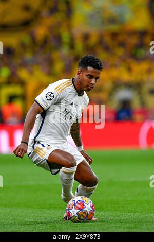 Rodrygo von Real Madrid im UEFA Champions League-Finale 2024 zwischen ...