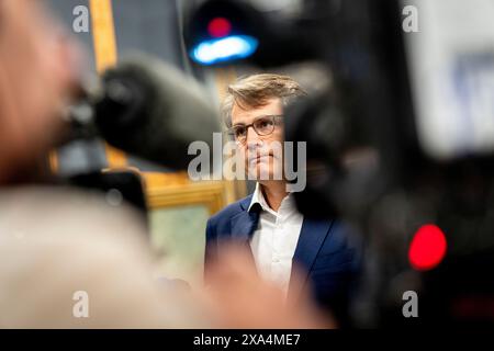 Vinge, Dänemark. Juni 2024. Brian Mikkelsen, CEO von Dansk Erhverv ...