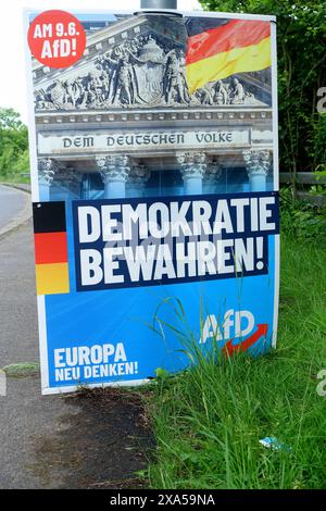 AFD-Wahlplakat - Wahl zum Europäischen Parlament - die Wahl zum ...