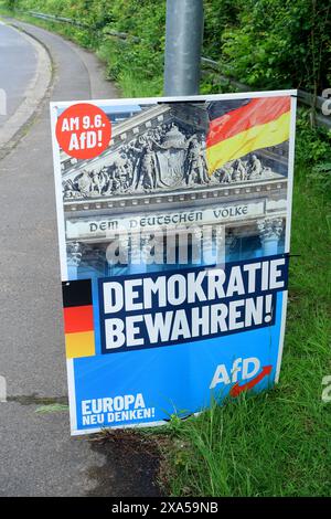 AFD-Wahlplakat - Wahl zum Europäischen Parlament - die Wahl zum ...