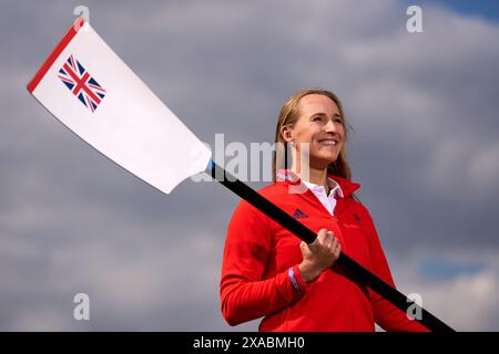 Heidi Long während einer Team GB Kitting-Out-Session vor den ...